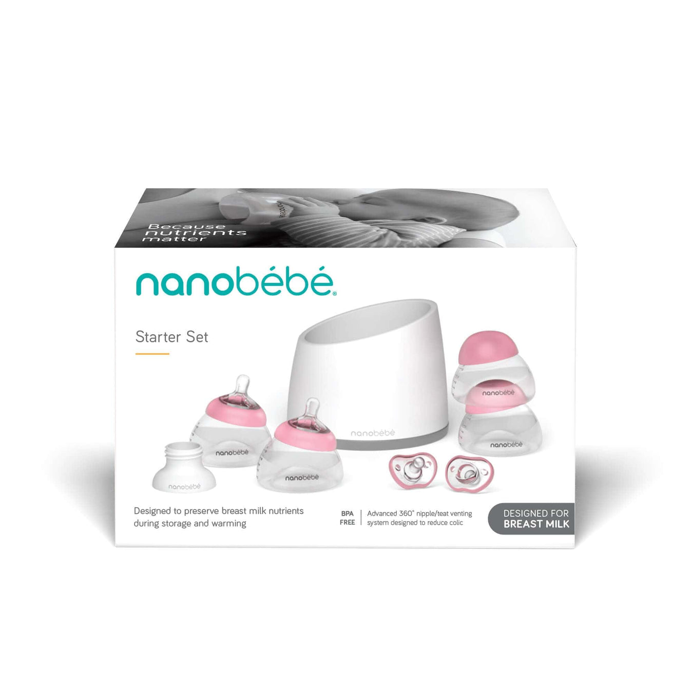 Breastmilk Bottle Starter Set | Nanobébé