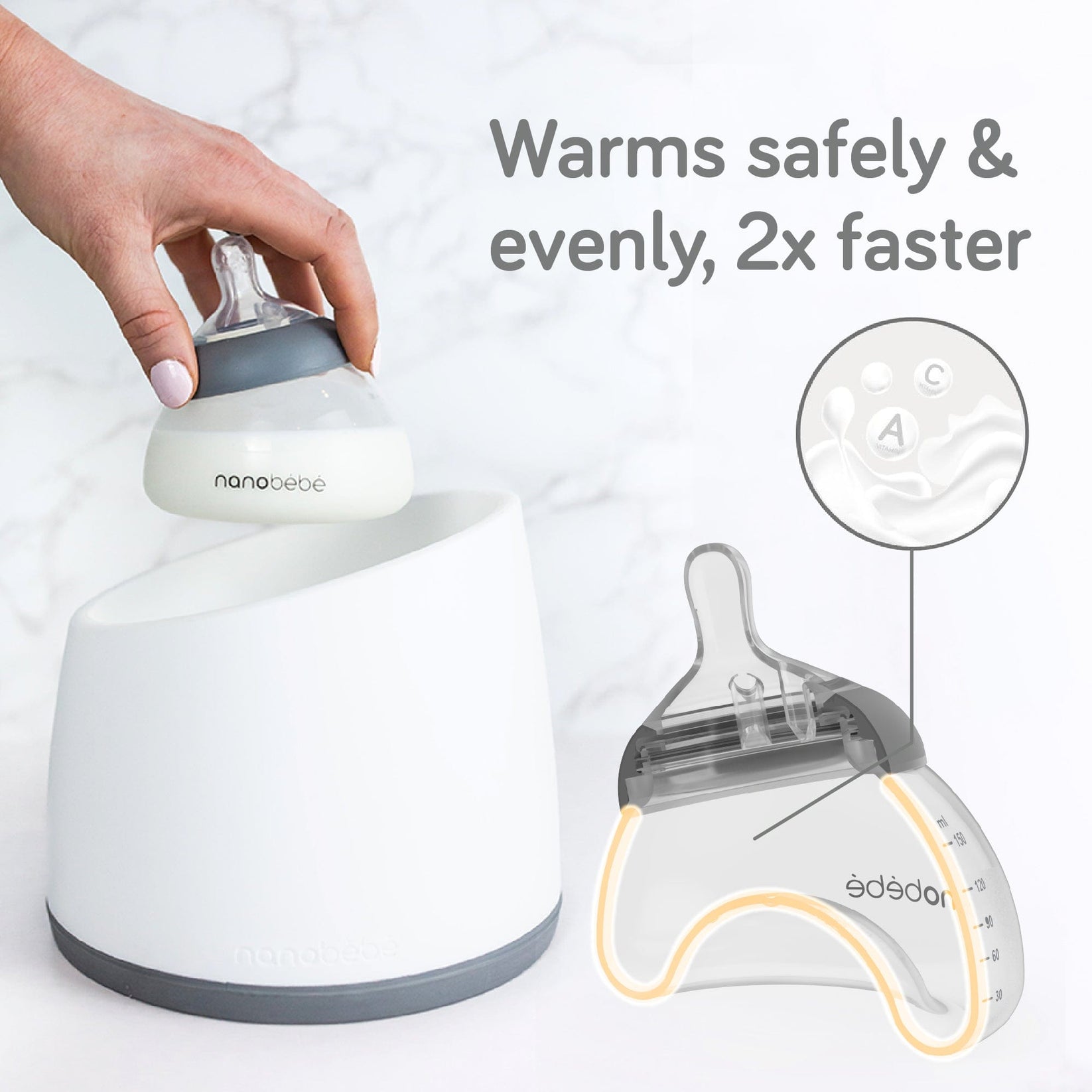 The Breastmilk Baby Bottle – Nanobébé